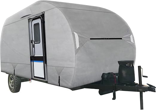 Amazon.com: Leader Accessories Travel Trailer Cover R-Pod Cover RV ...