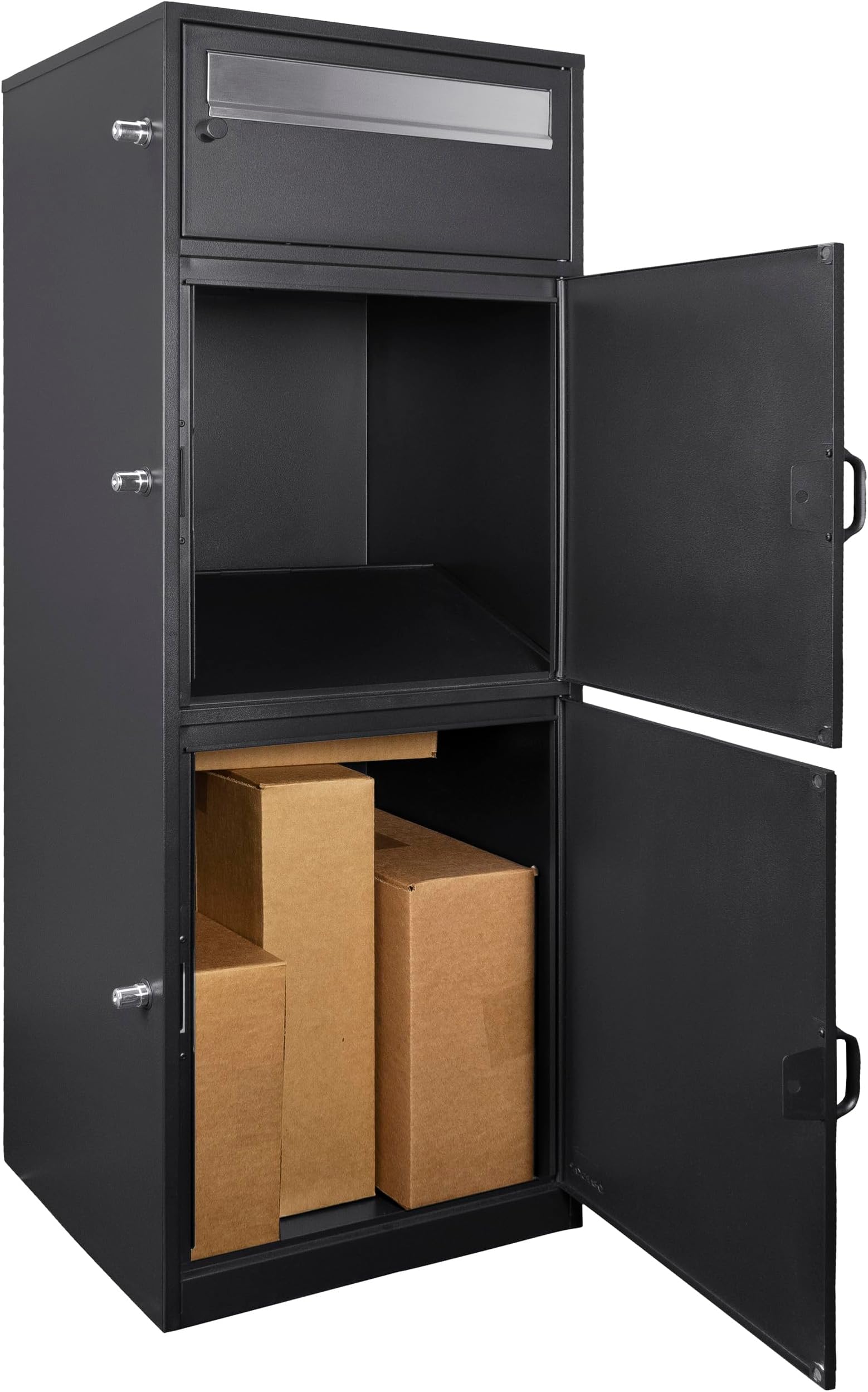 Amazon.com: Qualarc WF-PB003 ParcelDefender Freestanding Locking Parcel ...