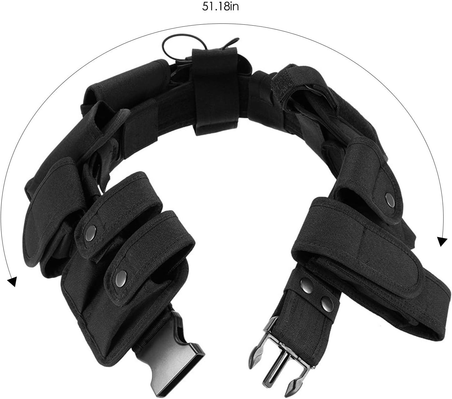 ZQO Police Guard Tactical Belt Police Security Guard Equipment Tactical ...