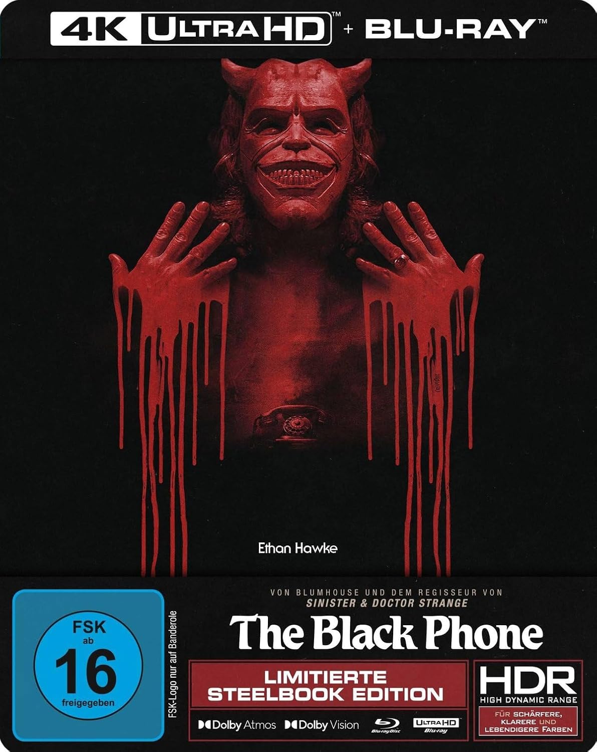 The Black Phone | Limitierte Steelbook-Edition (4K Ultra HD) (+ Blu-ray ...
