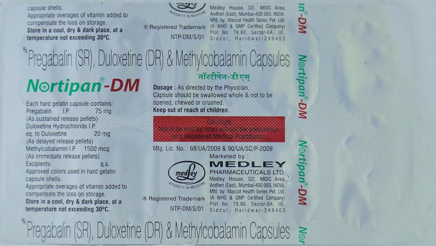 Nortipan - DM - Strip of 10 Capsules : Amazon.in: Health & Personal Care