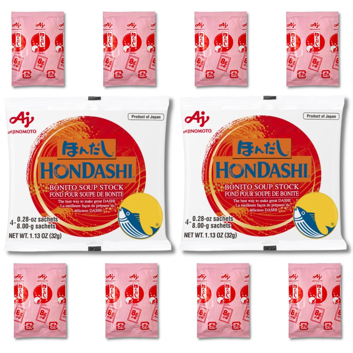 Amazon.com: Ajinomoto Hondashi Bonito Soup Stock for Travel, Camping (8 ...