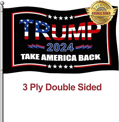 Amazon.com : Trump 2024 Flag 3x5 FT Double Sided Donald Trump Flags ...