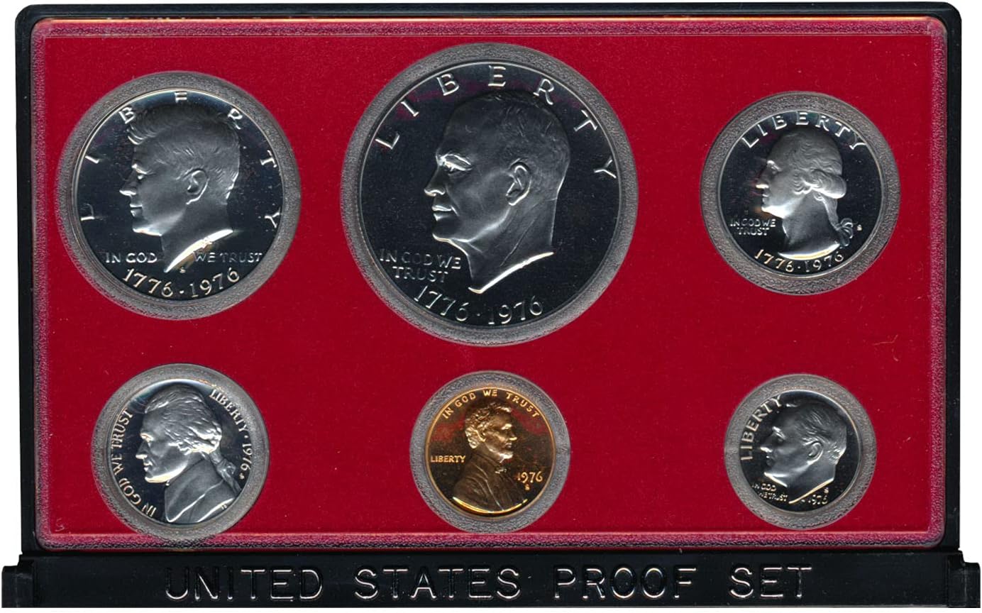 1976 U.S. Mint Proof Set - 6 American Collector Coins : Amazon.ca: Toys ...