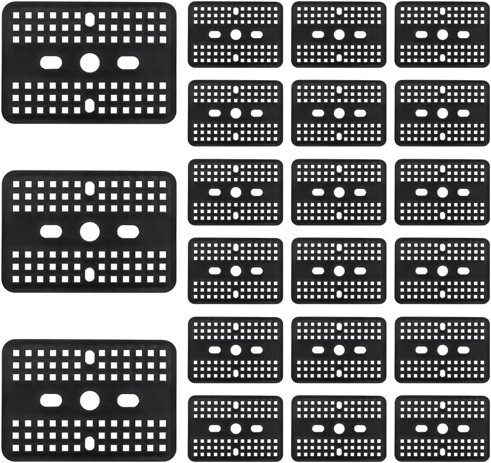 Amazon.com : Bakulyor 50pcs Garden Staples Plastic Buffer Washer ...