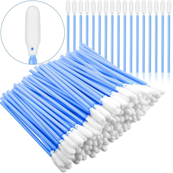 Amazon.com: 200 Pieces Foam Swab Cleaning Swab Foam Tips Sponge Stick ...