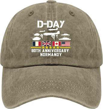 Generic 1944 D-Day 2024 80th Anniversary Normandy Hats for ...