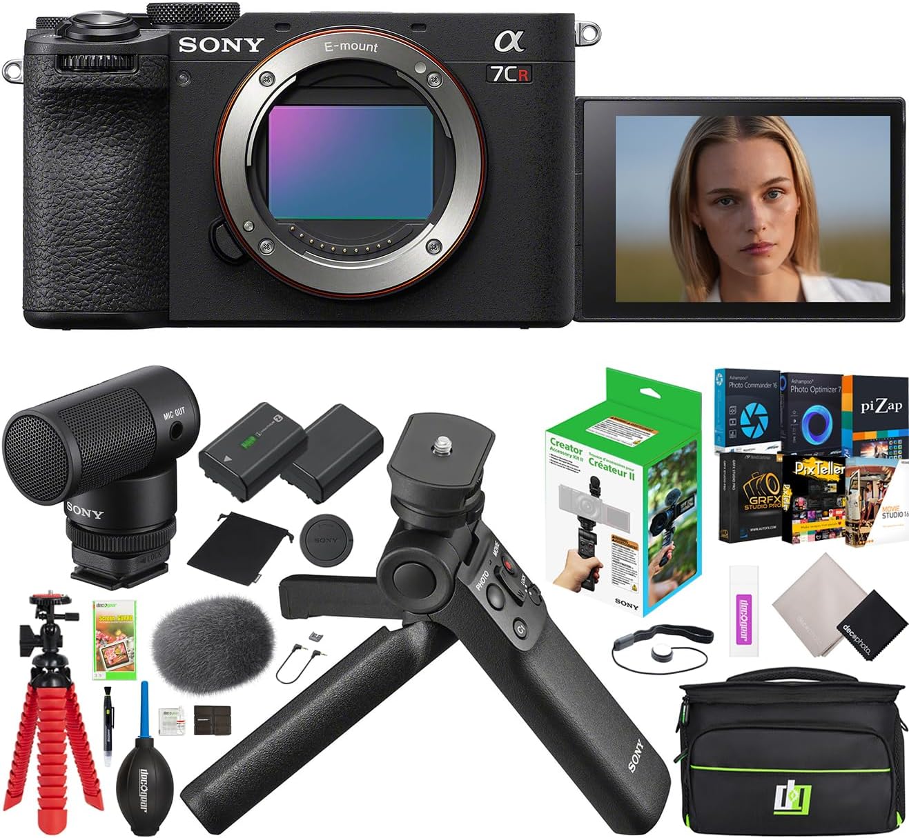 Amazon.com : Sony a7CR Full Frame Mirrorless Hybrid Camera Body Black ...