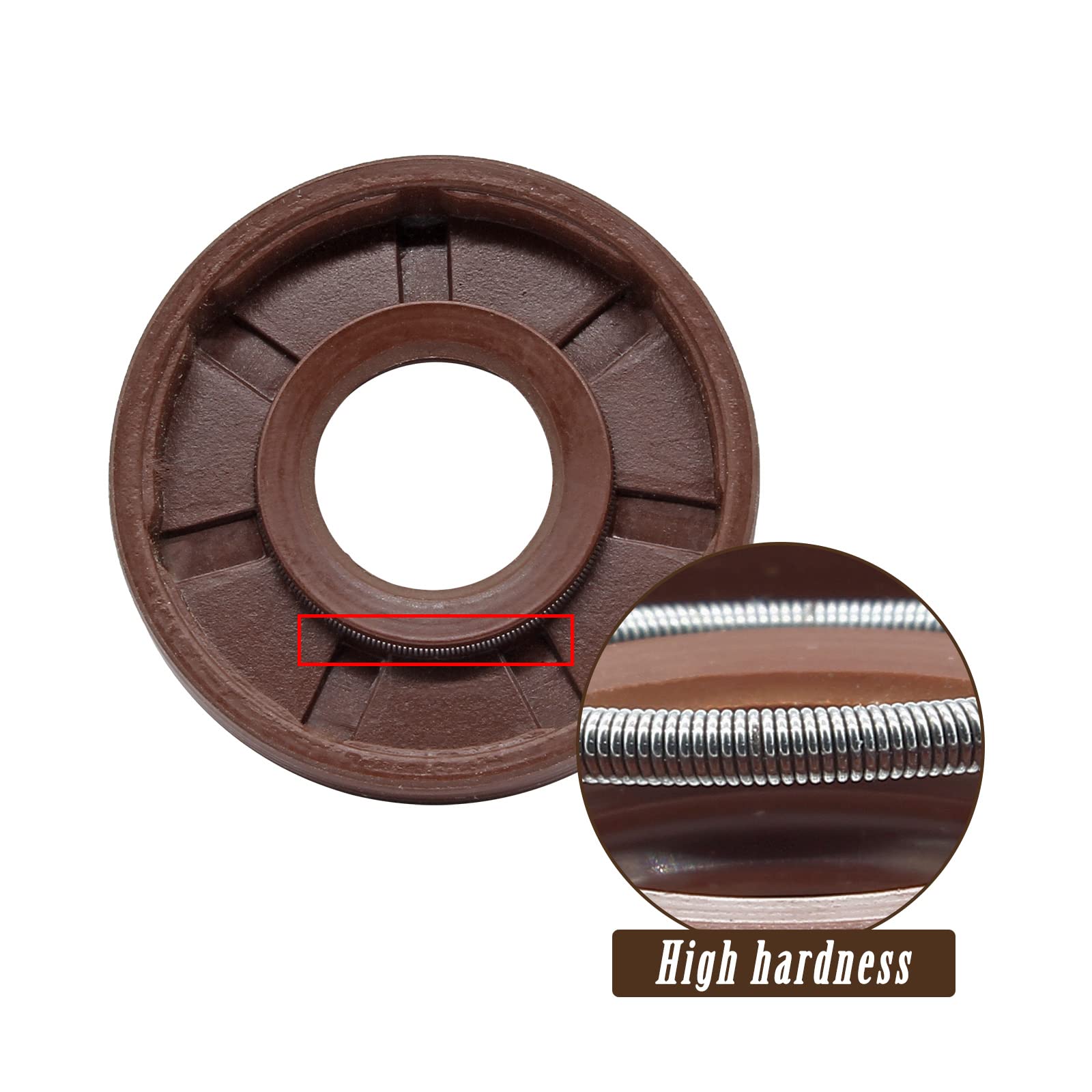 Snapklik.com : BokWin 15x35x7mm Rubber Double Lip Oil Seal Spring ...