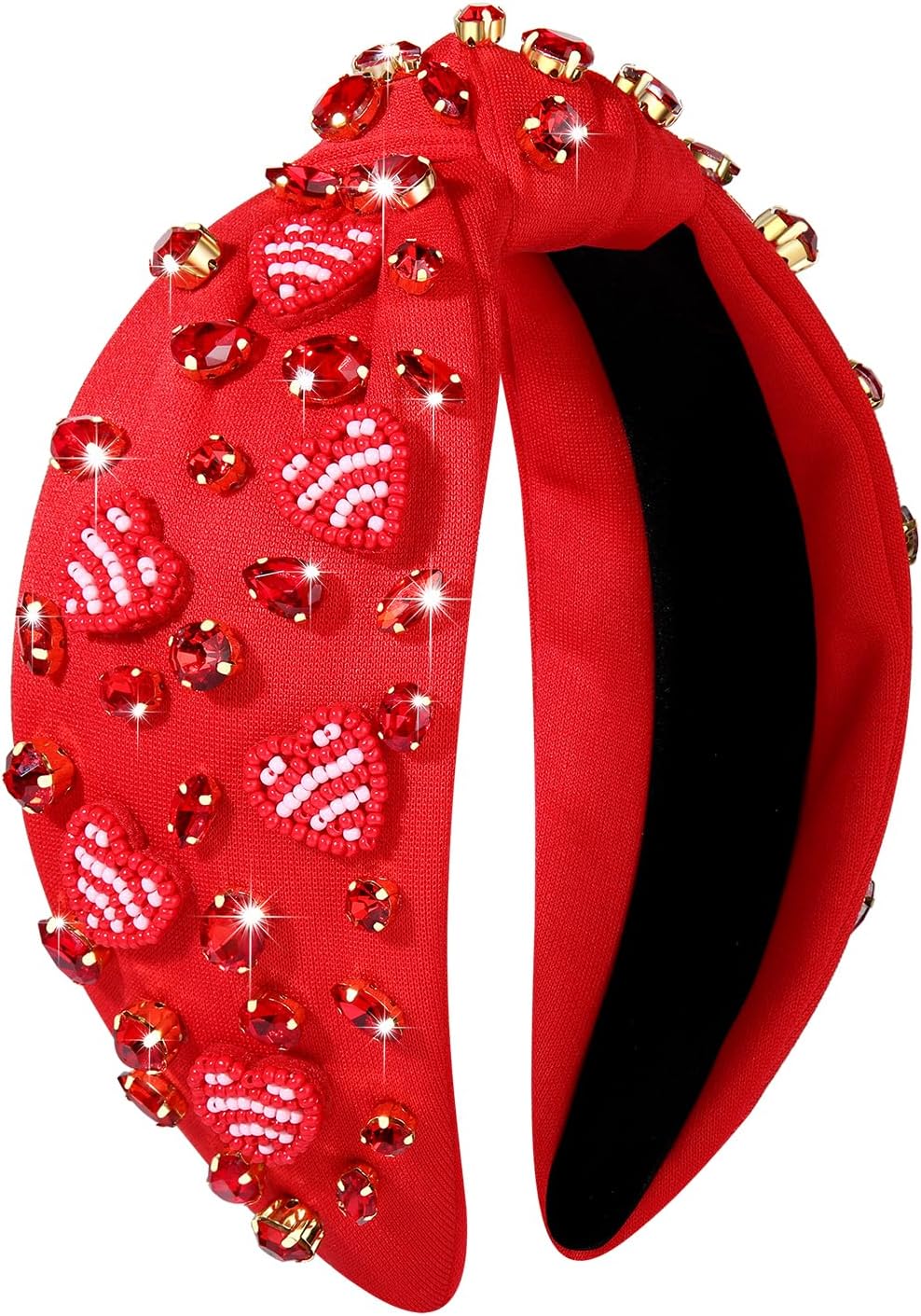 Amazon.com : NVENF Valentine’s Day Headband for Women Love Heart ...