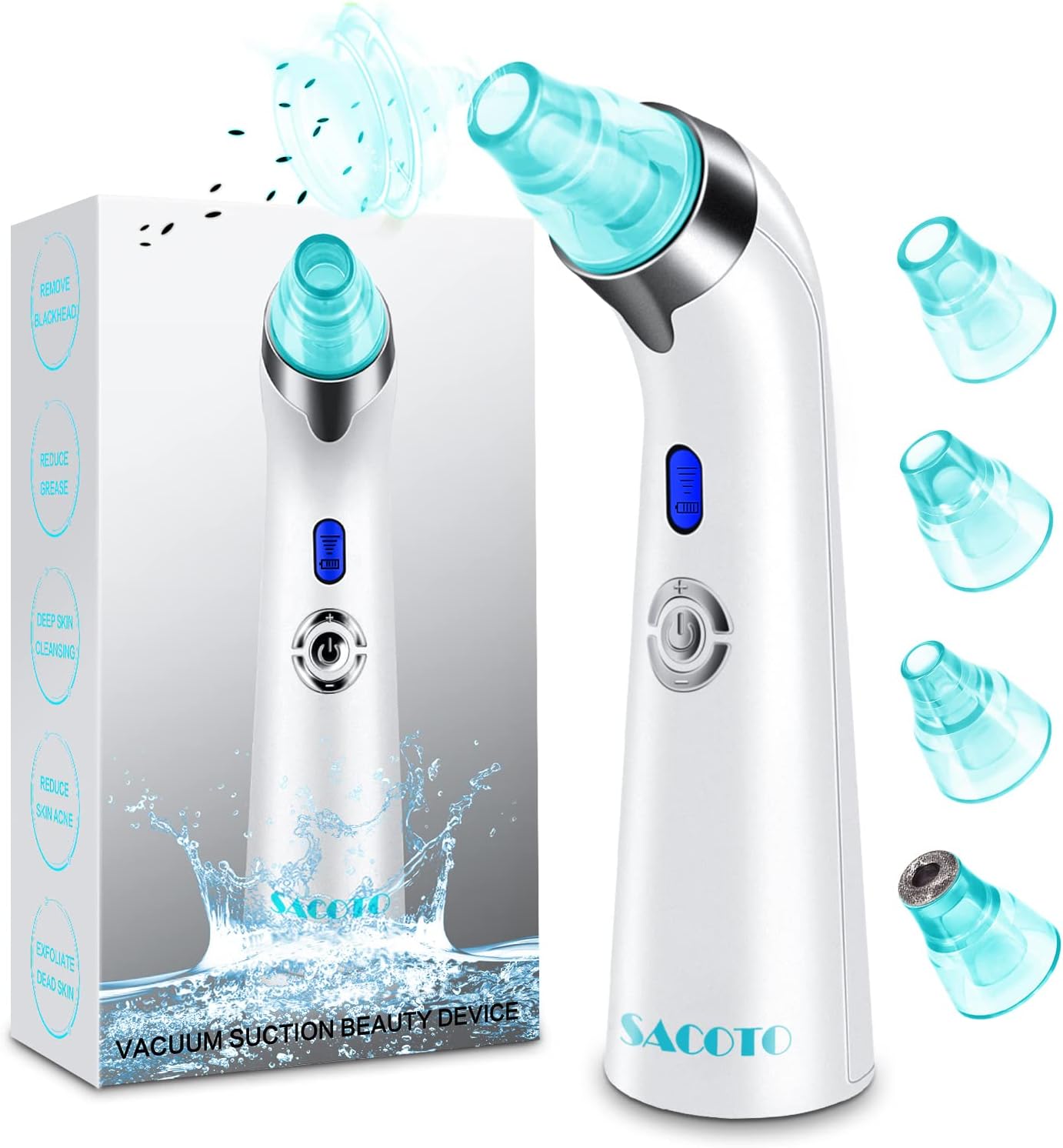 Amazon.com: Blackhead Remover Pore Vacuum: Electric Black Head Remover ...