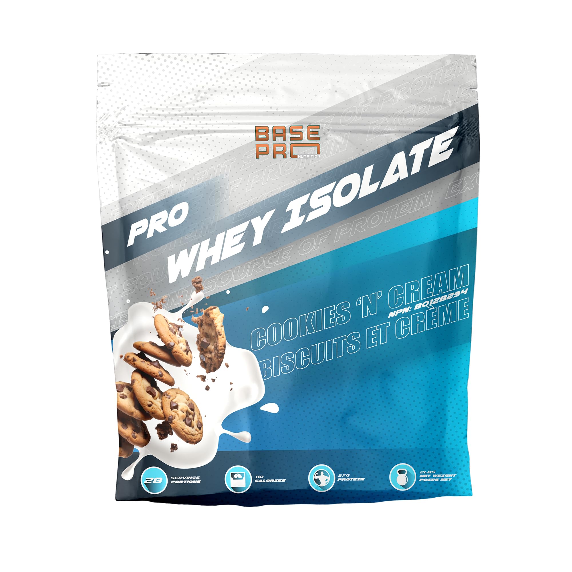 Pro Whey Isolate - Cookies 'N' Cream | Base Pro Nutrition | Whey ...