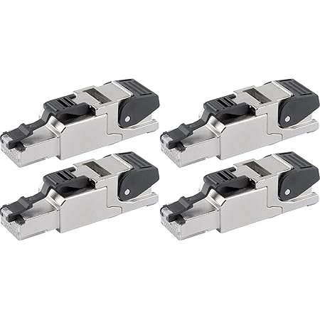 Telegärtner J00026A2000 feldkonfektionierbarer RJ45-Stecker für AWG24/1 ...