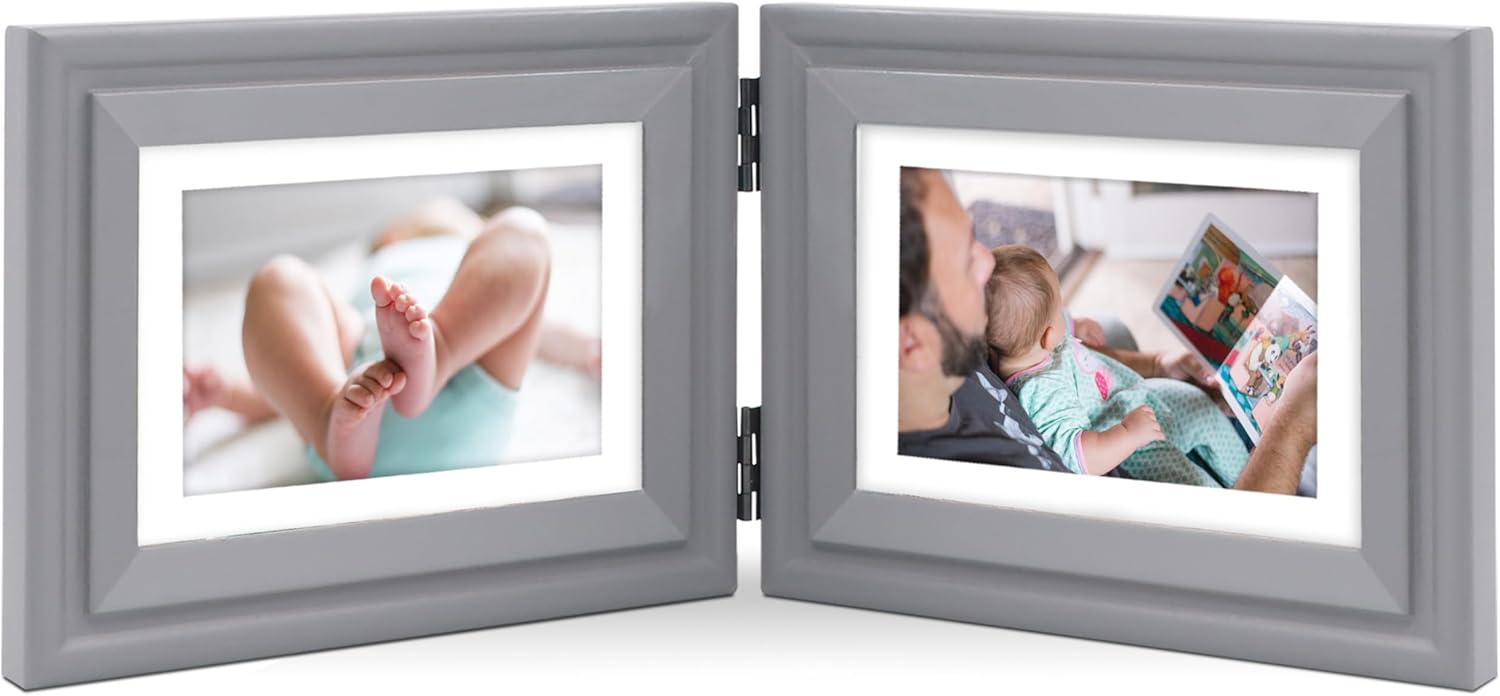 Amazon.com - JD Concept Double Horizontal 4x6 Picture Frame with mat ...