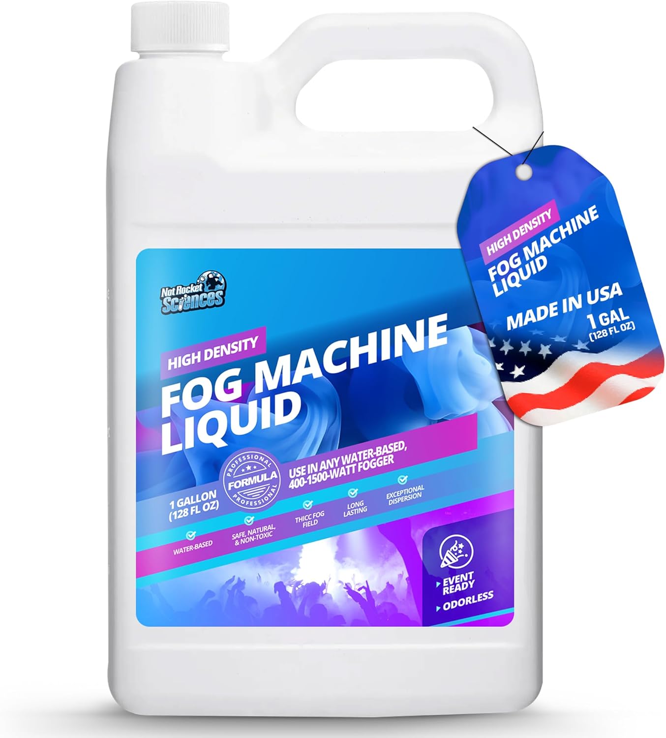 Amazon.com: Fog Machine Liquid - 1 Gallon Smoke Machine Fog Juice for ...
