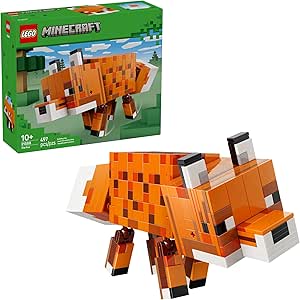 LEGO Minecraft The Fox Building & Pretend Play Toy for Boys & Girls ...