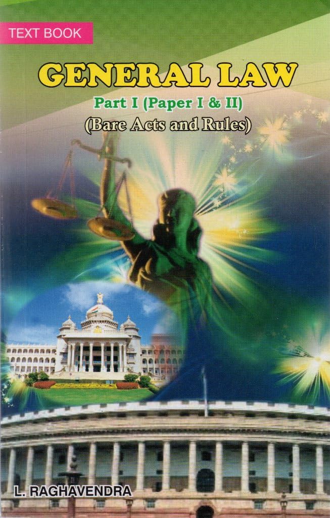 Buy General Law Text Book Part -1 [Paper 1 & 2] [Bare Act & Rules]|Text ...