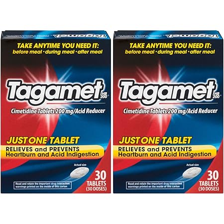 Amazon.com : Tagamet HB 200 mg Cimetidine Acid Reducer and Heartburn ...