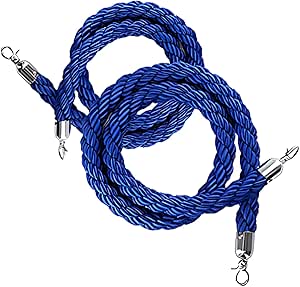 Amazon.co.jp: Stanchion Rope Cue Line Barrier Length 1m/2m/3m/4m/5m ...