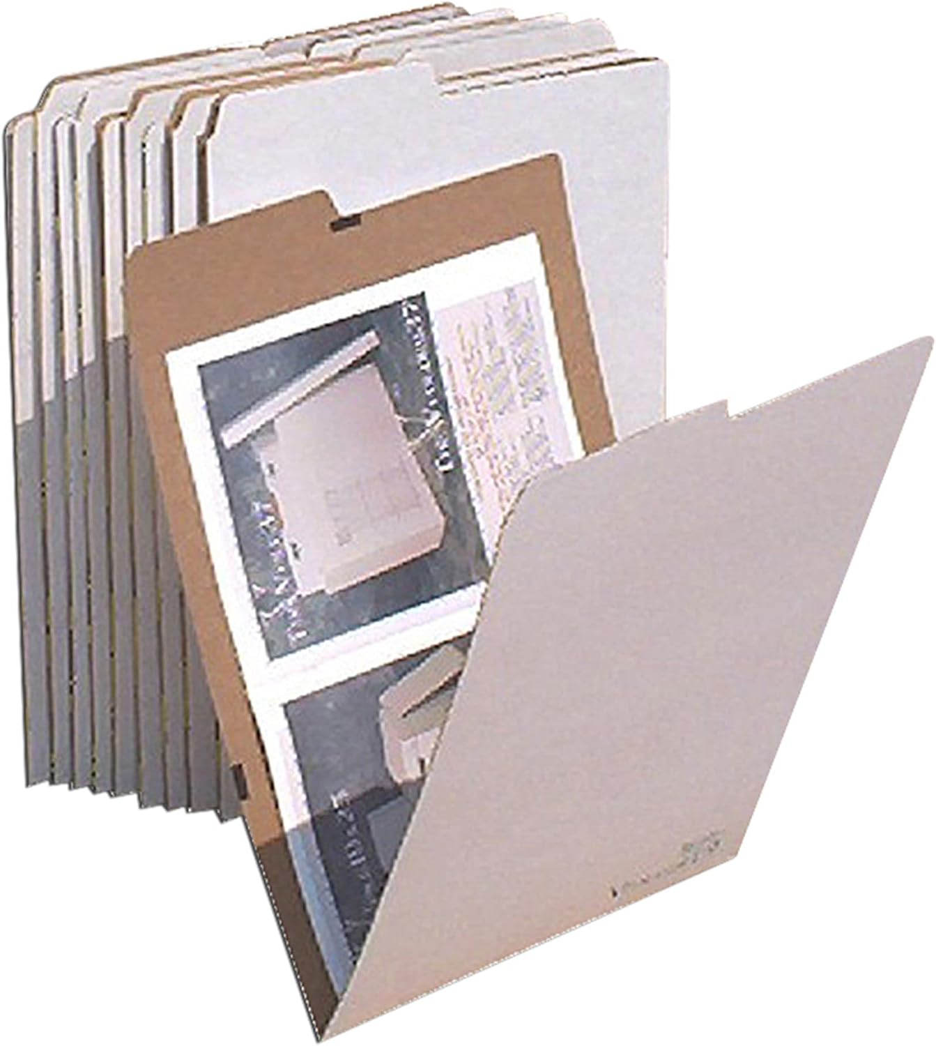 Amazon.com : Vertical Flat Folder (Set of 10) Size: 19" H x 13" W x 0. ...