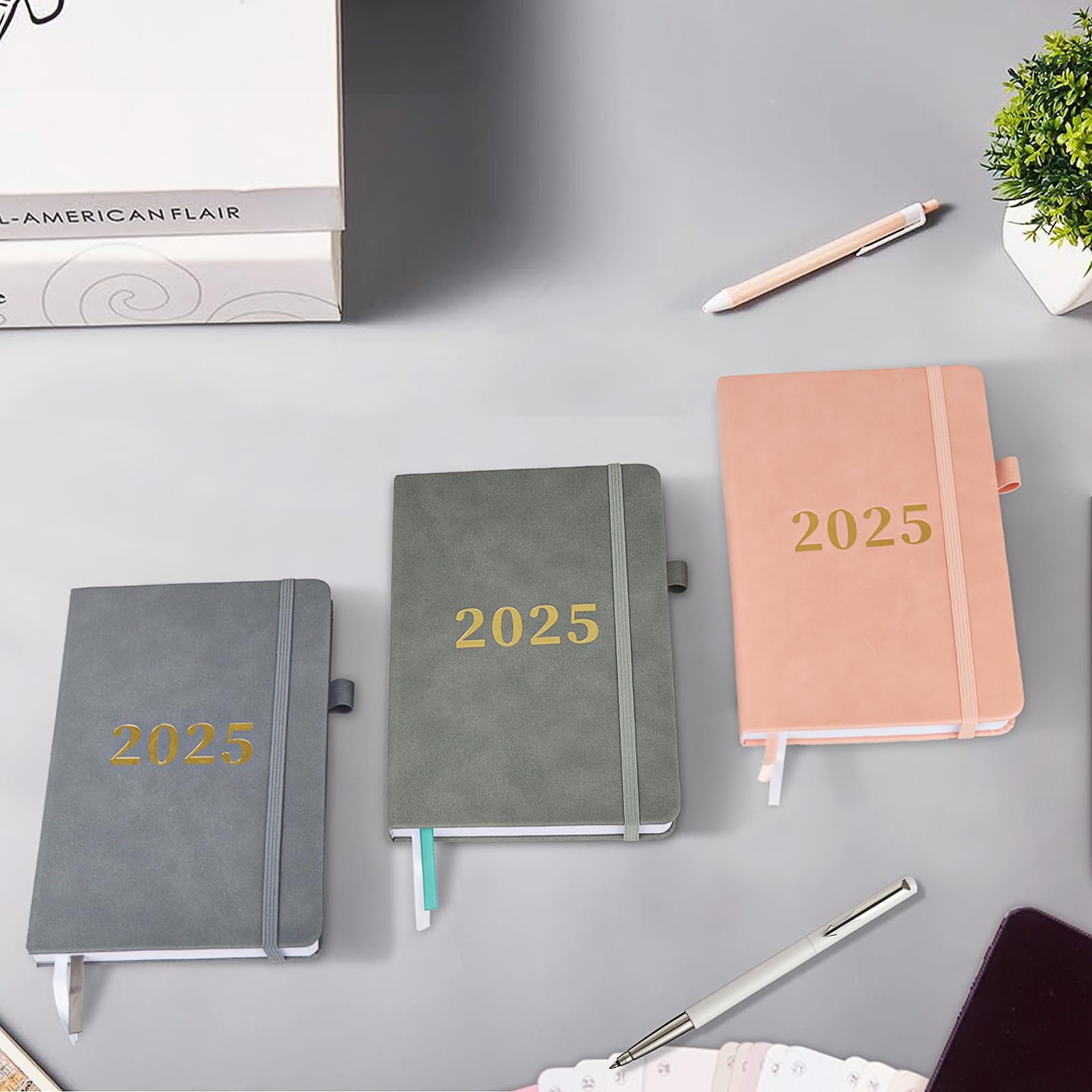 Mezere A5 Diary 2025 Week to View 2025 Planner Diary from January 2025 ...