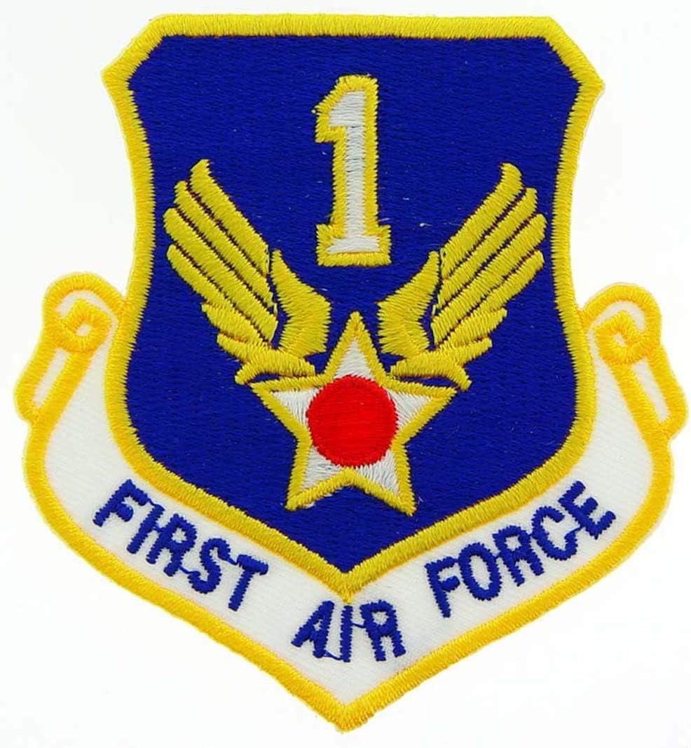 Amazon.com: 1st United States Air Force USAF Shield Embroidered Patch ...