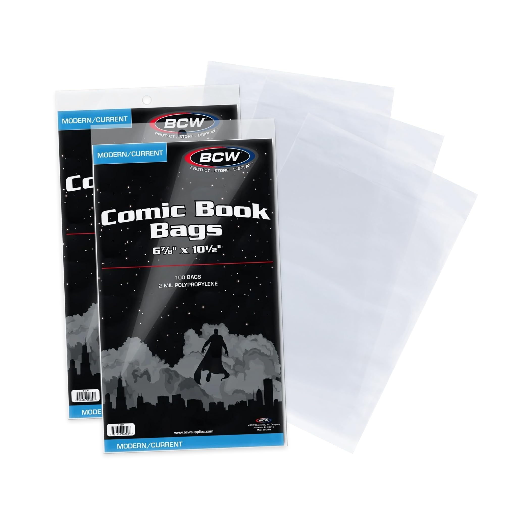 Snapklik.com : Current/Modern Comic Bags - 200 Ct Acid-Free Modern ...