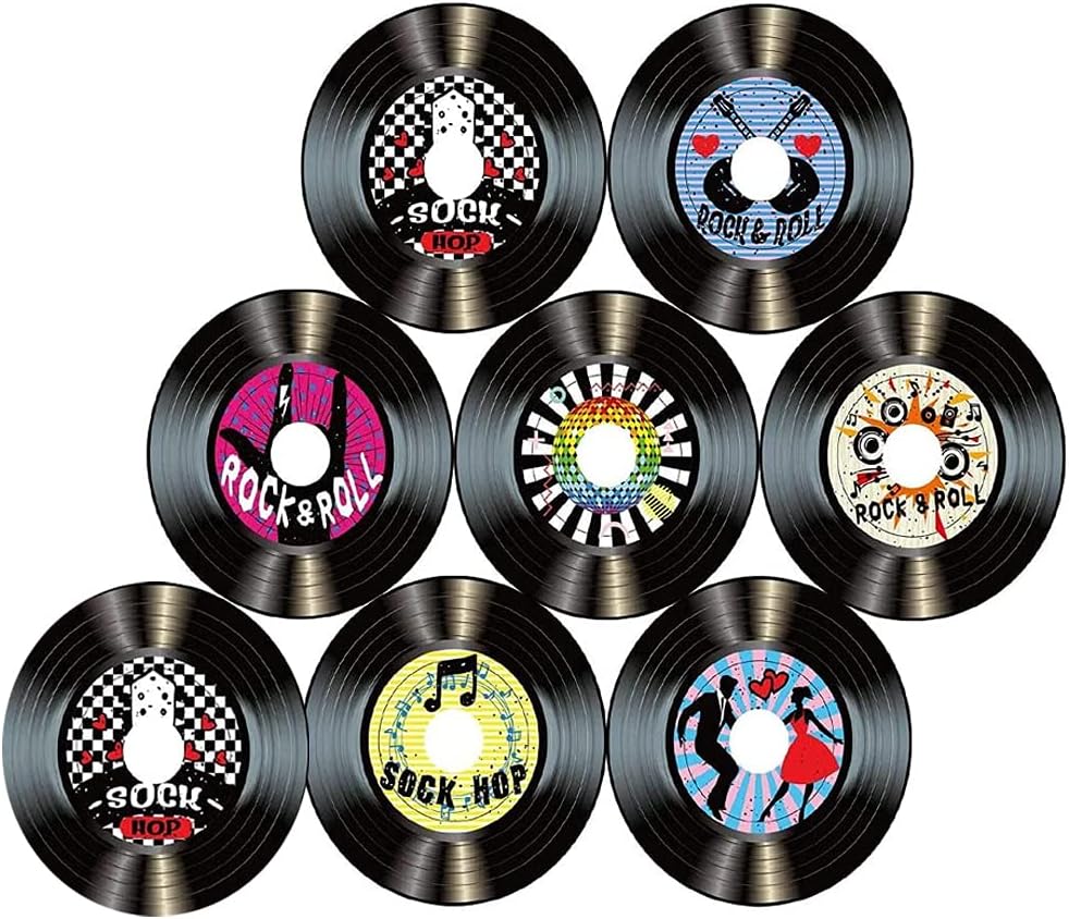 Cerioll Disque Décoration Murale,8 Pièces Décorations De Disque ...