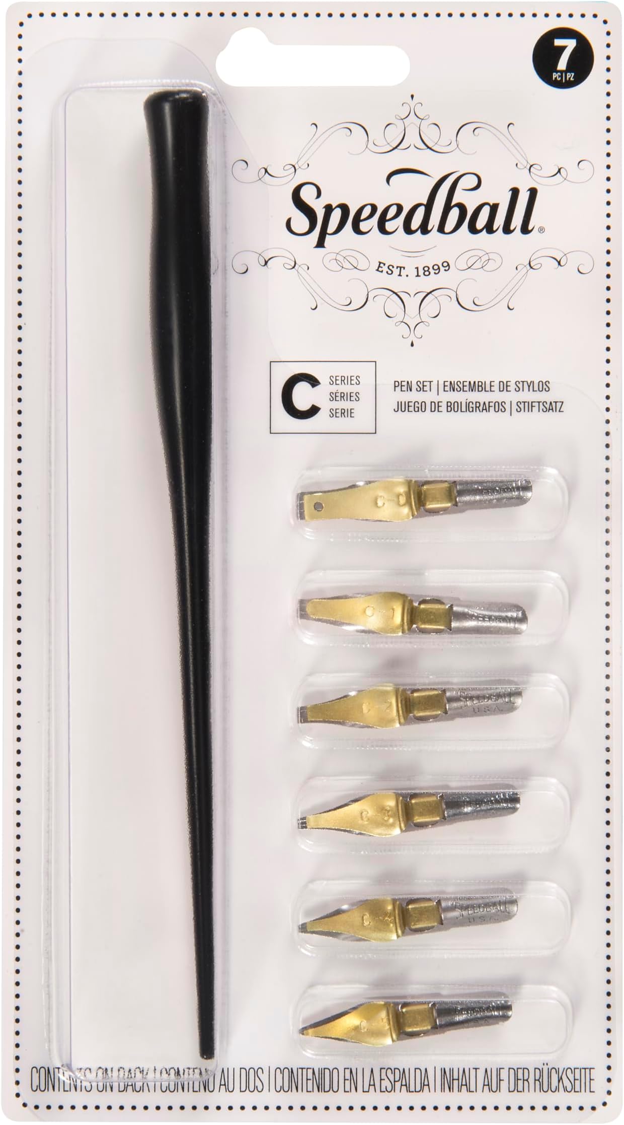 Speedball Calligraphy C-Style Lettering Set : Amazon.com.mx: Oficina y ...