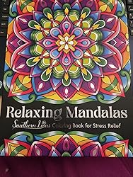 Amazon.com: SOUTHERN LOTUS Relaxing Mandalas Coloring Book Spiral Bound for Adults Mindfulness ...