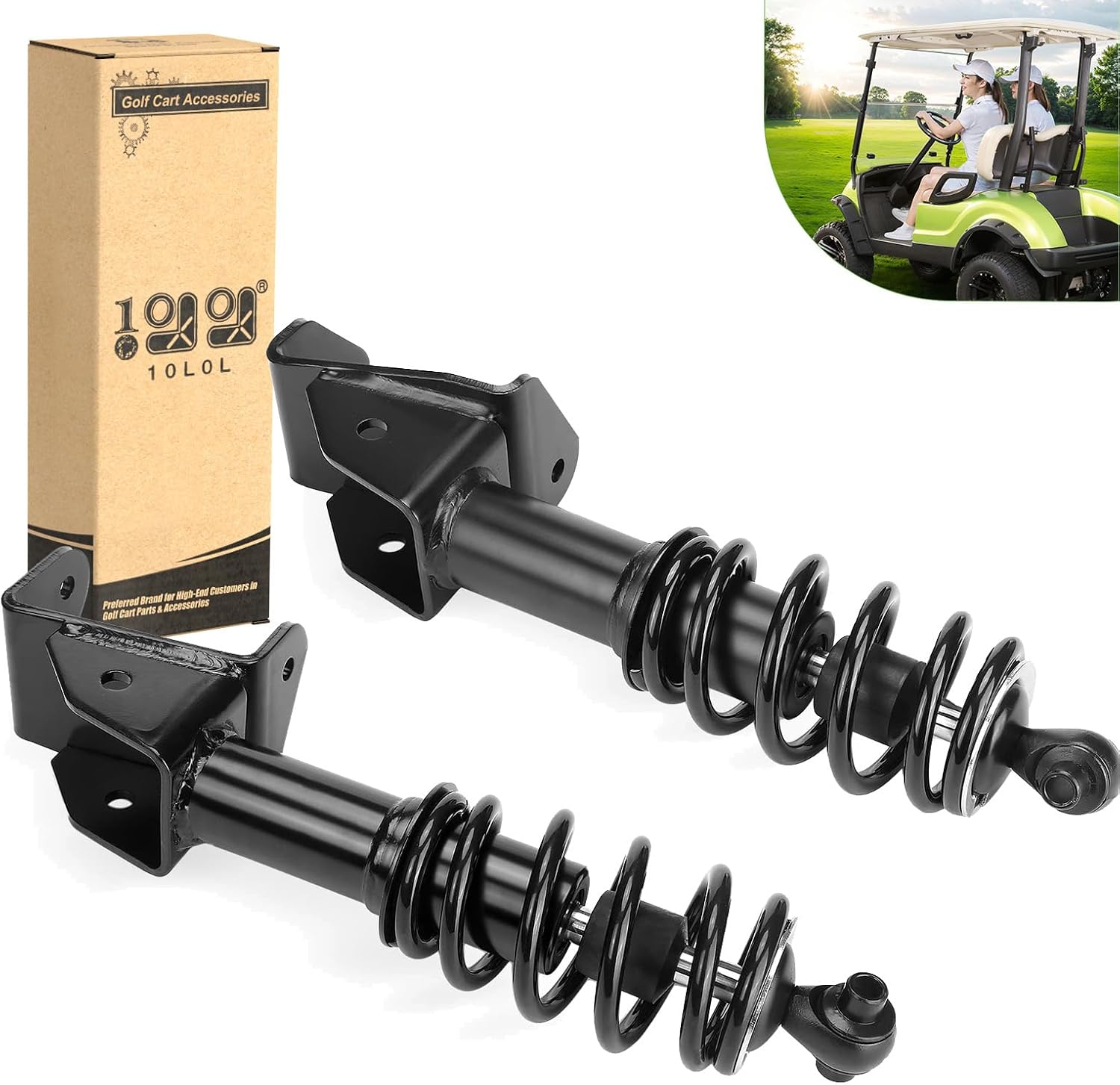 10L0L Front Shocks Absorbers Assembly Kit for Yamaha G29 Drive Gas and ...