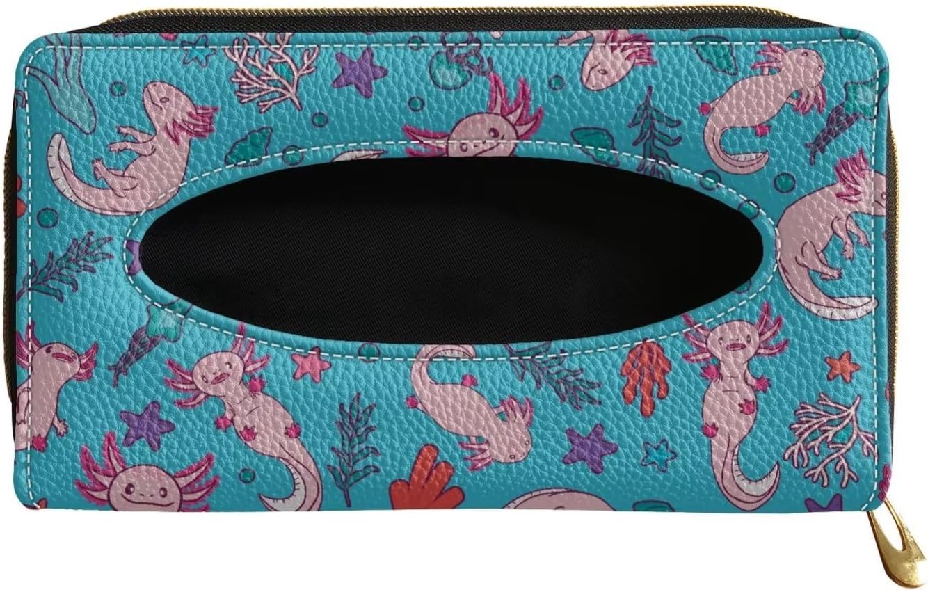 Amazon.com: GIFTPUZZ Cute Axolotl Car Back Seat Hanging Tissues Box ...