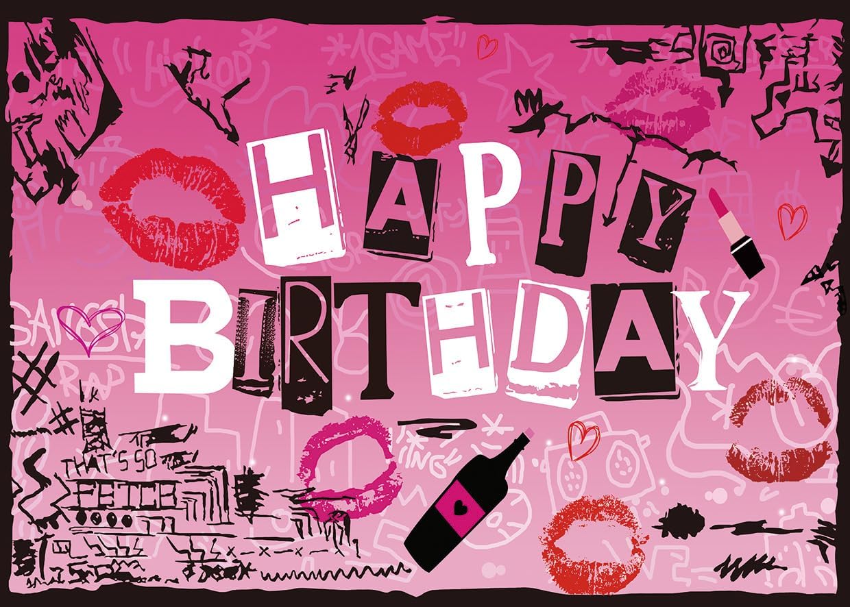 Amazon.com : Alltten Happy Birthday Backdrop Birthday Backdrops for ...