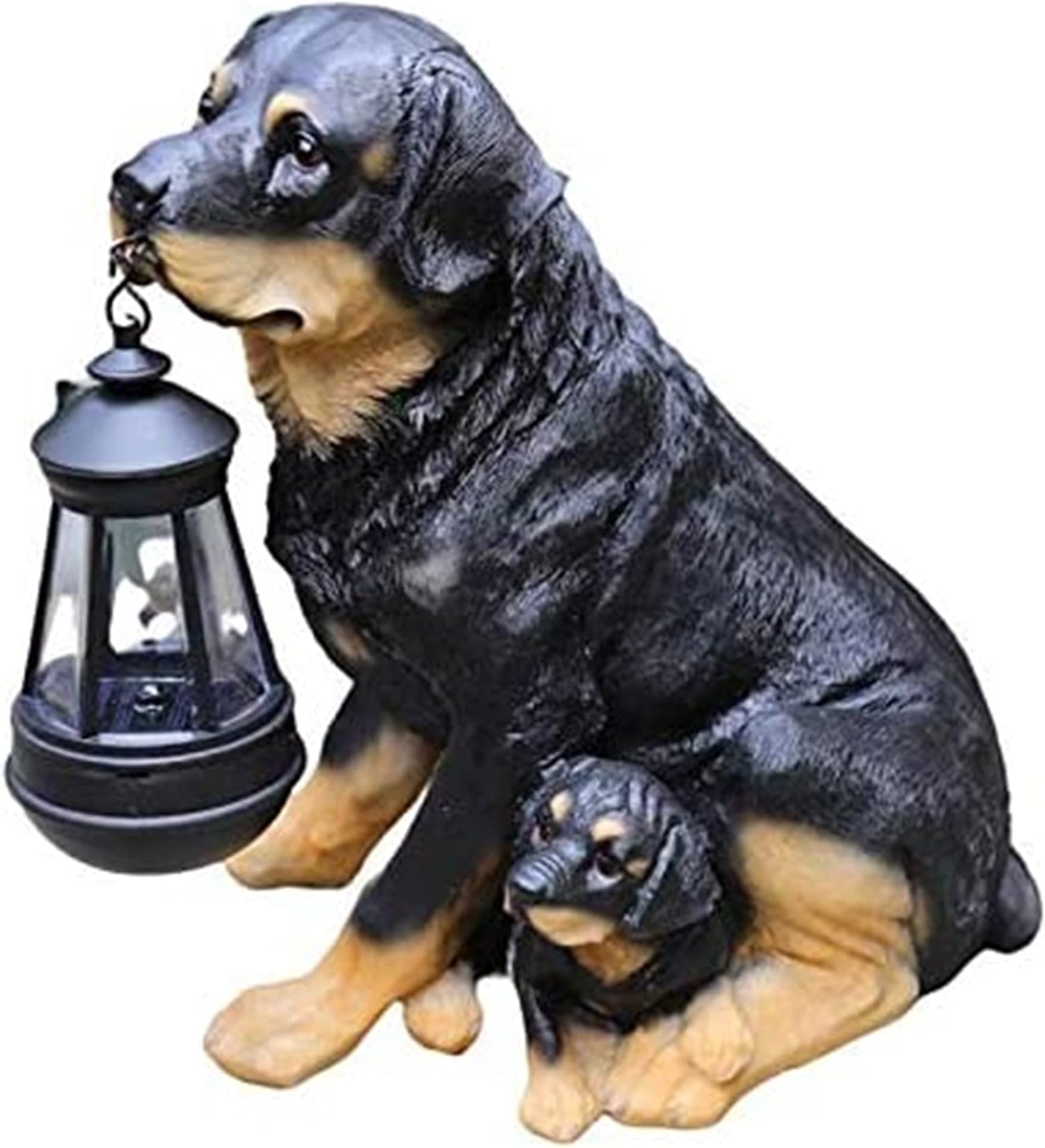Amazon.com: SUN RDPP Golden Retriever Outdoor Statue with Solar Lights ...