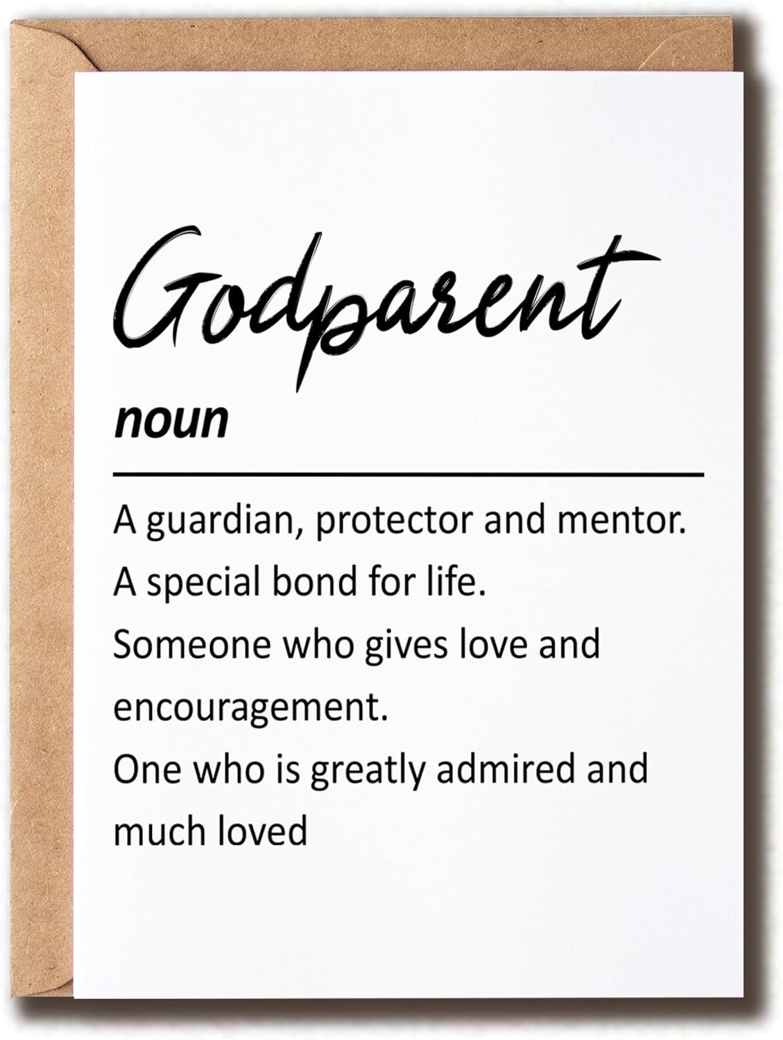 Amazon.com: MABSDesigns Godparent Definition Card - Godparent Proposal ...