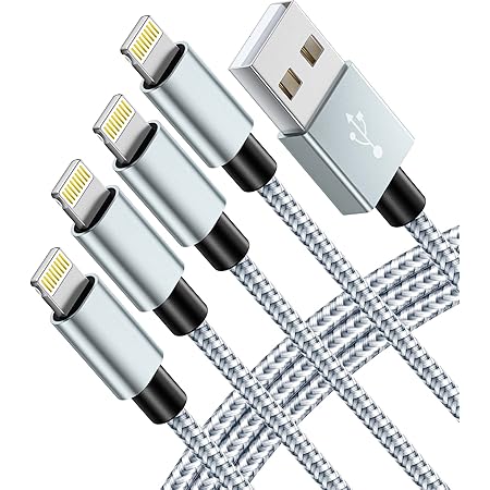 iPhone Charger Cable 3Pack 6FT/1.8M MFi Certified Lightning Cable Fast ...