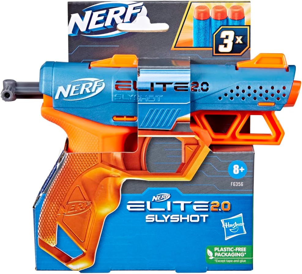 Nerf Revolver Elite 2.0 Slyshot Hasbro : Amazon.fr: Jeux et Jouets