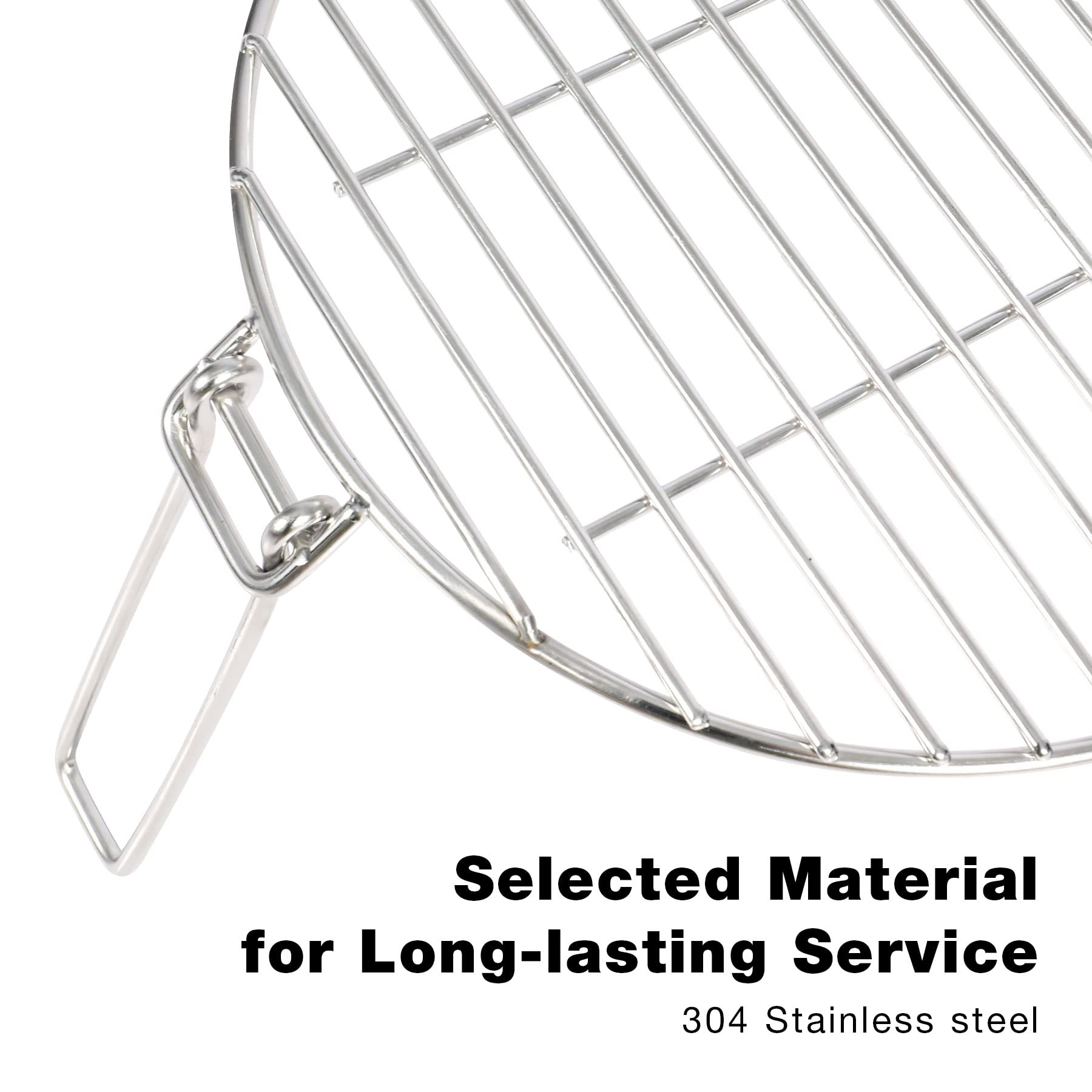 Snapklik.com : REDCAMP Stainless Campfire Grill Steel Grate, Folding ...