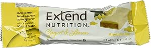 Amazon.com: ExtendBar Protein Bar, Yogurt and Lemon, 1.48 Ounce ...