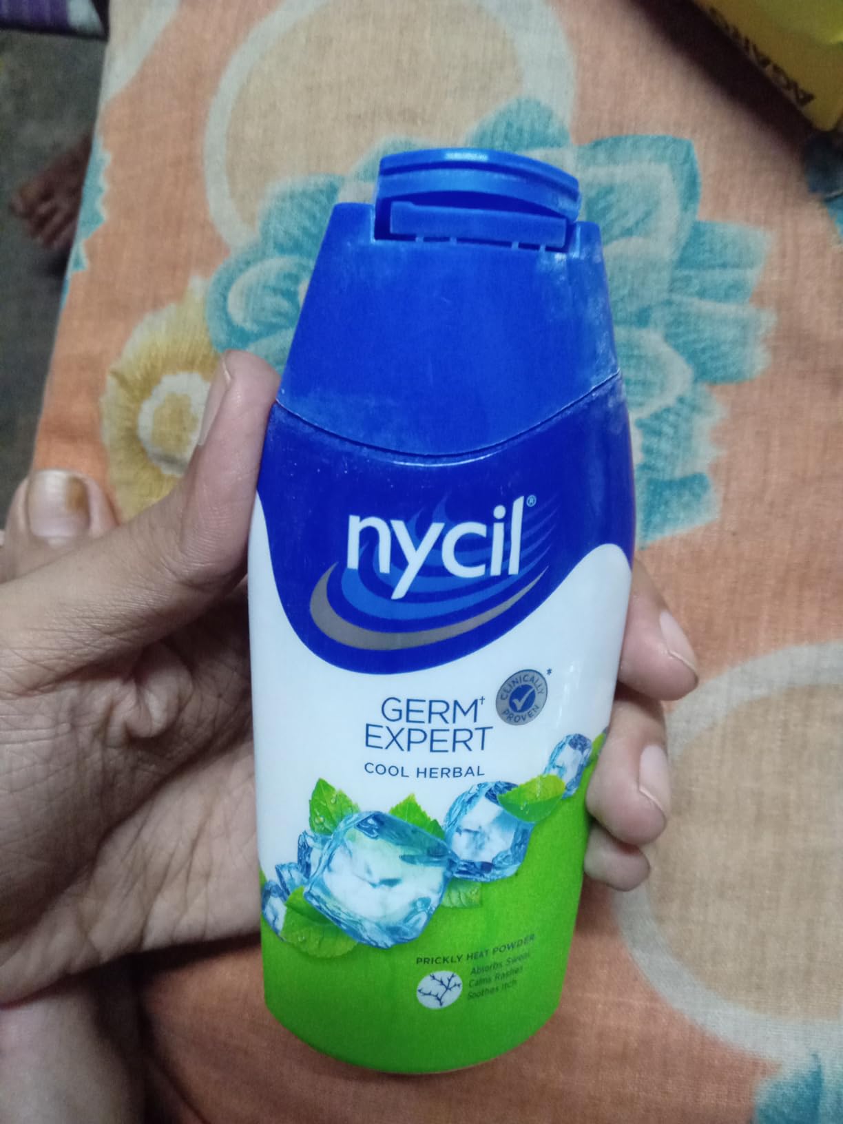 Nycil Germ Expert Cool Herbal Prickly Heat And Cooling Powder - 150 G ...