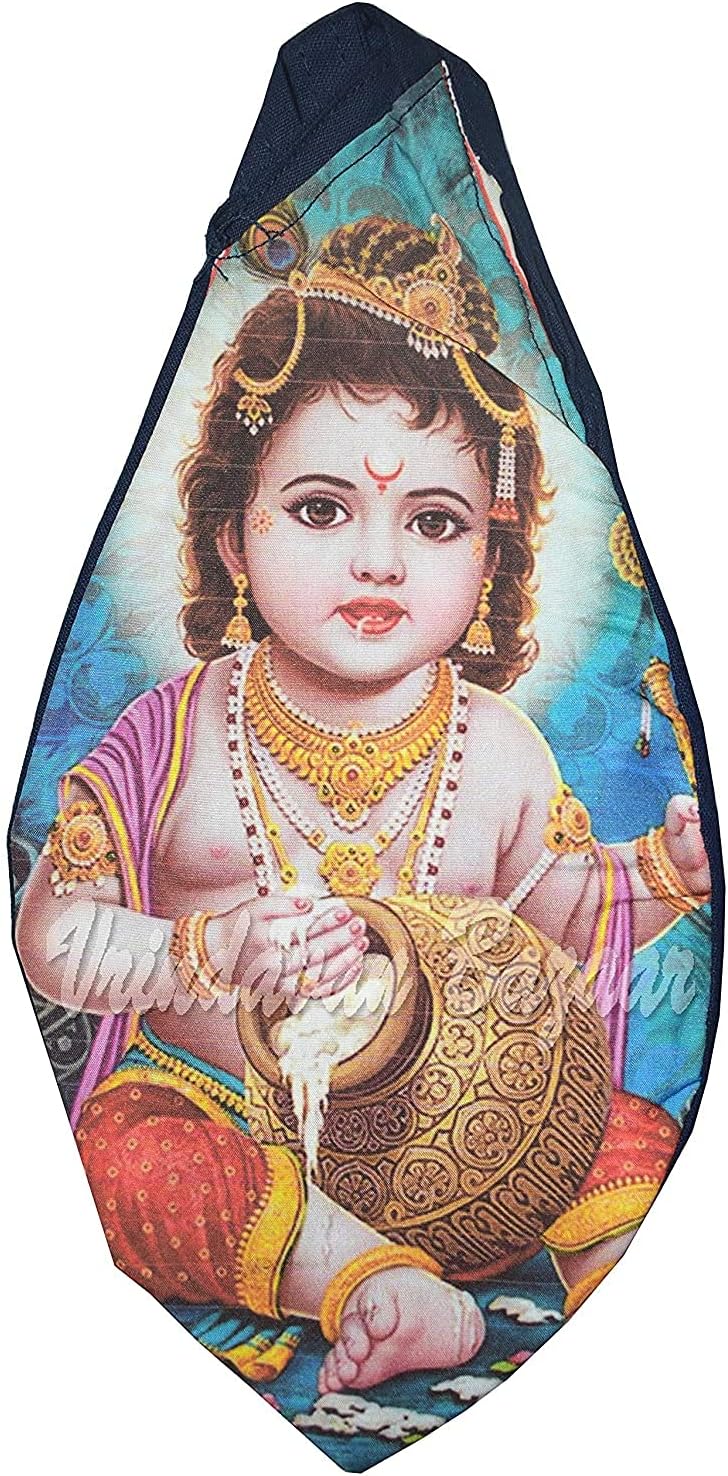 Amazon.com: Aashita Creations Worship Bal Gopal with Makhan Digital ...