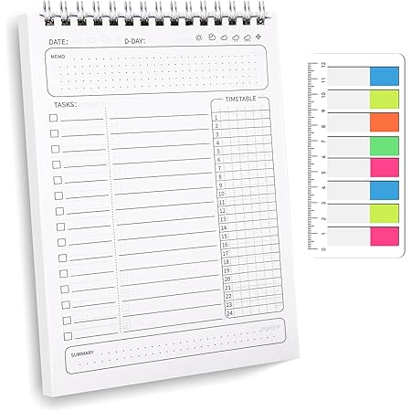 to Do List Pad, Undated Daily Planner 120 Pages A5 to Do List Notebook ...