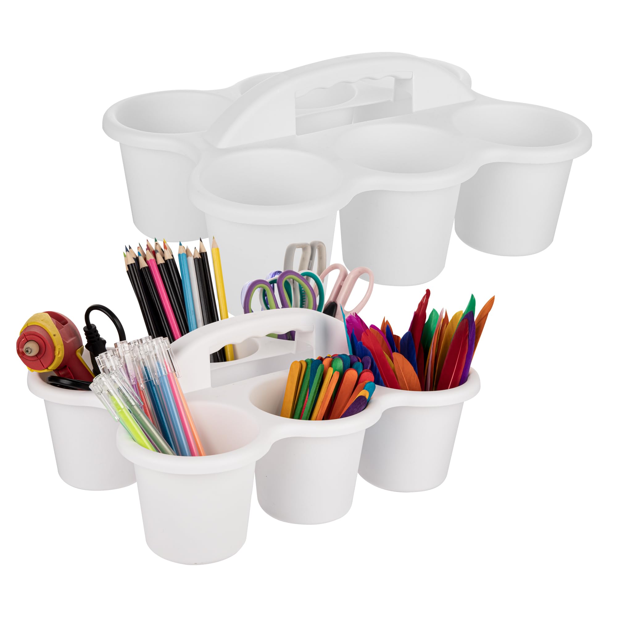 Amazon.com: Find Scrapblooms Plastic Storage Caddy Organizer For School ...