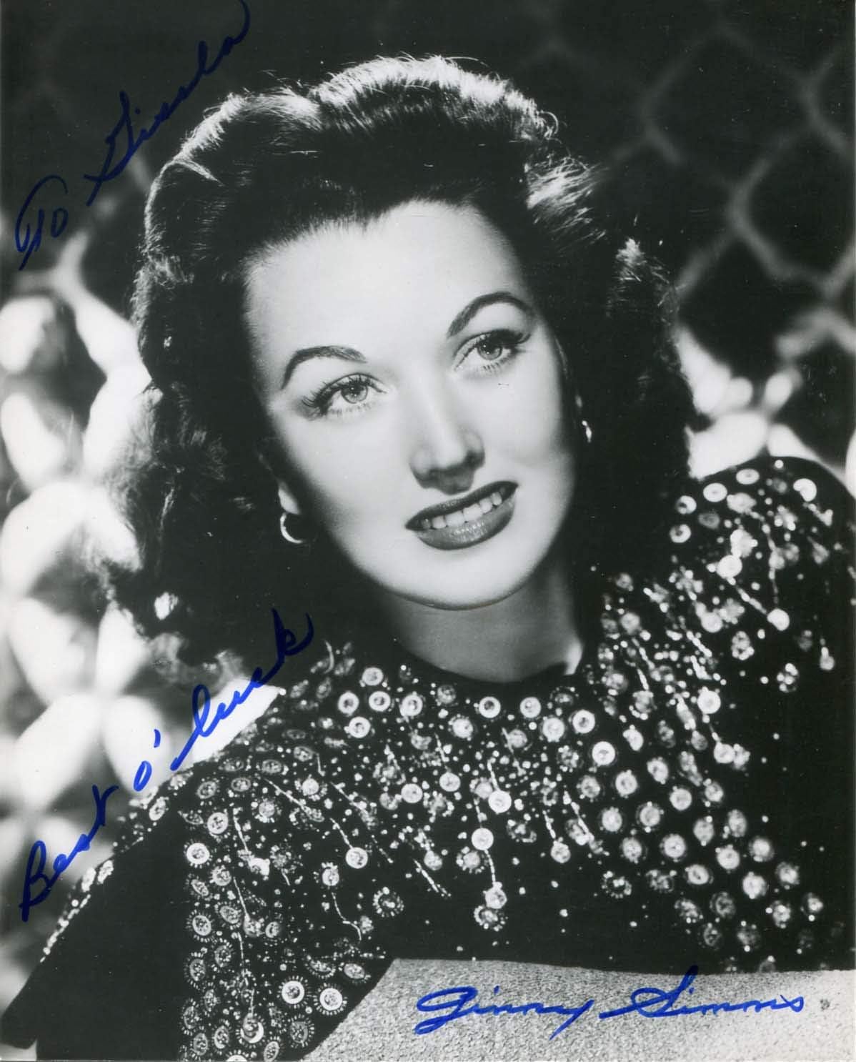 Amazon.com: ACTRESS Ginny Simms autograph, signed photograph : Sports ...
