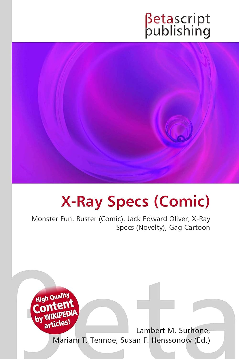 X-Ray Specs (Comic): Amazon.co.uk: 9786130560850: Books