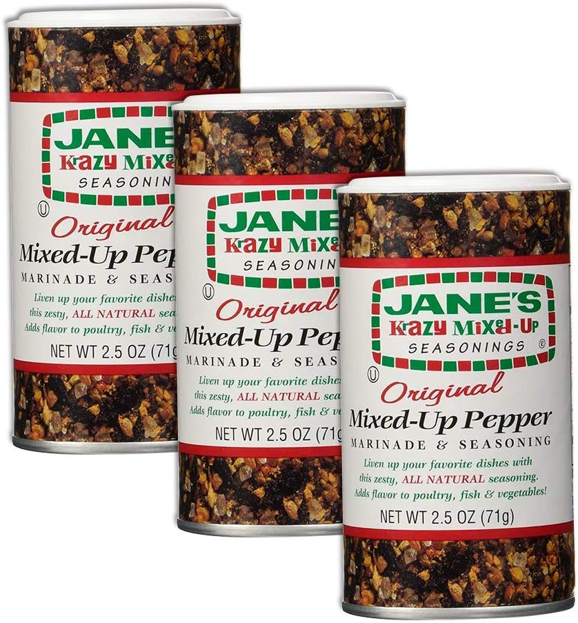 Amazon.com : Janes Krazy Mixed Up Pepper, 2.5 oz (Pack of 3) : Ground ...