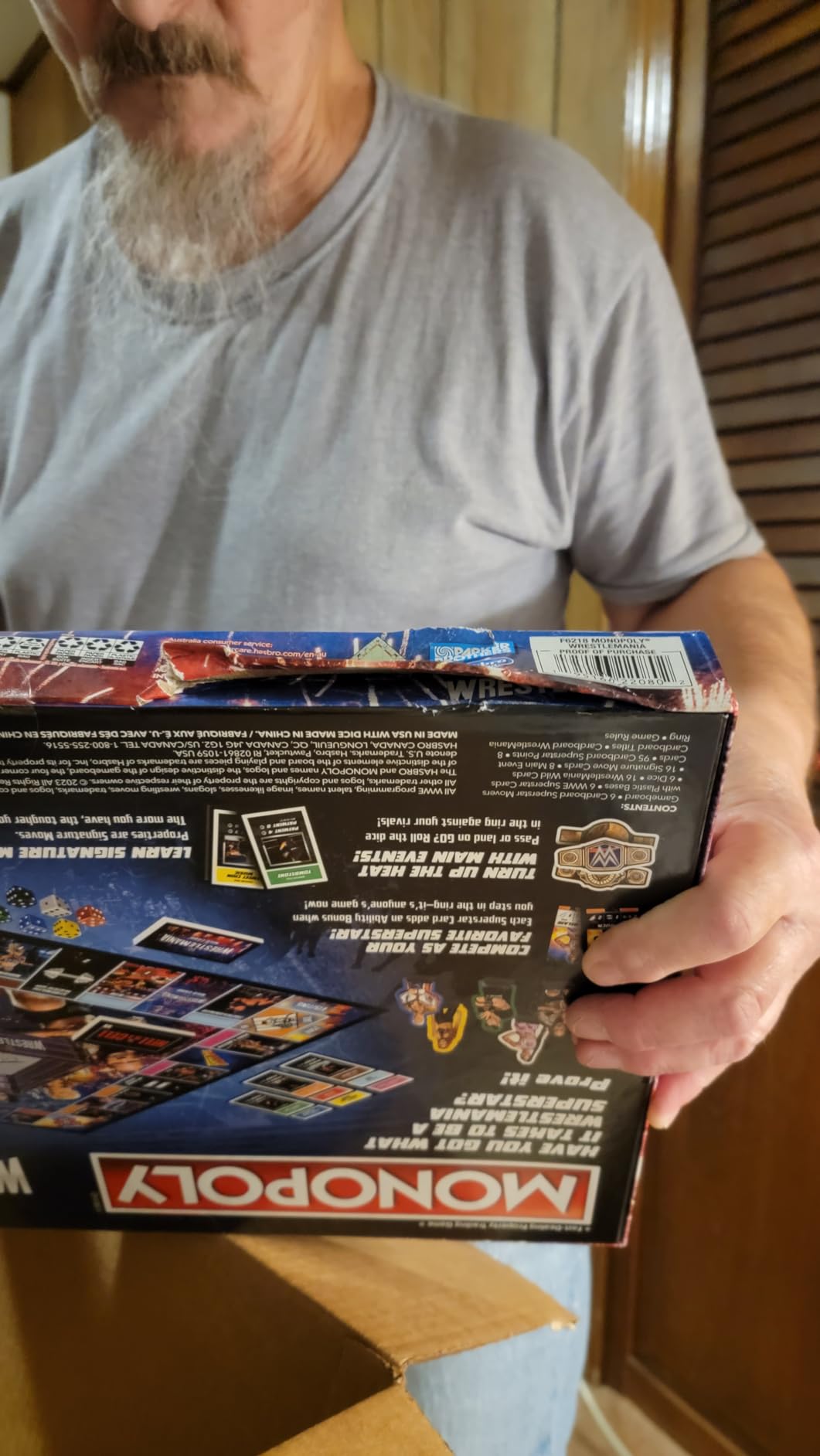 Amazon.com: Hasbro Gaming Monopoly: Wrestlemania Edition Board Game for ...