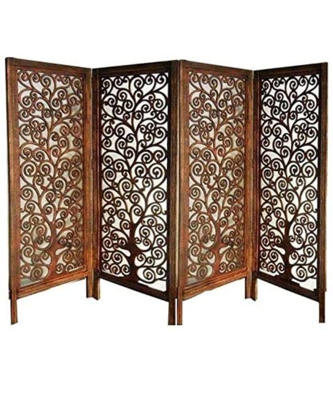 Buy PINK CITY ARTS Room Divider 4 Feet Partition Wall Divider 4 Panel ...