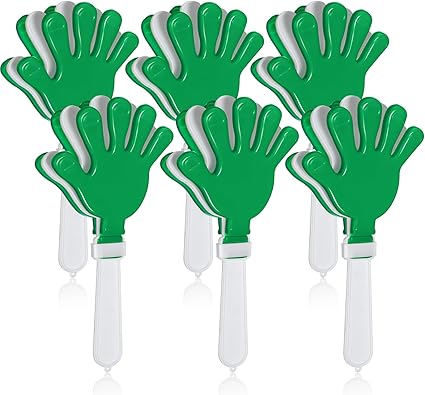 Amazon.com: Syhood 6 Pcs Hand Clappers 7.5 Inch Noise Makers Party ...
