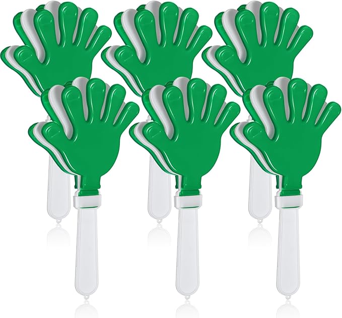 Amazon.com: Syhood 6 Pcs Hand Clappers 7.5 Inch Noise Makers Party ...